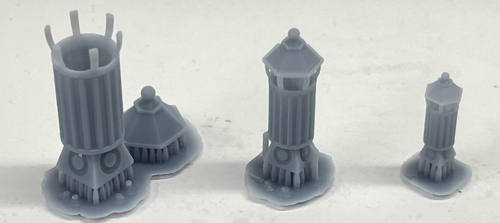 EMP3D 35120501 Kosz/śmietnik stojący z daszkiem 3M - 2 sztuki