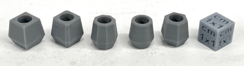 EMP3D 35120503 Kosz na śmieci betonowy - okrągły - 2 sztuki