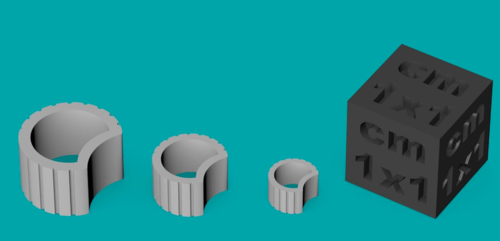 EMP3D 35140105 Gazony ogrodowe księżyc małe - 3 sztuki