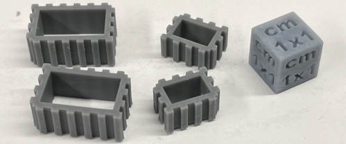EMP3D 48140103 Gazony ogrodowe prostokąt małe - 3 sztuki