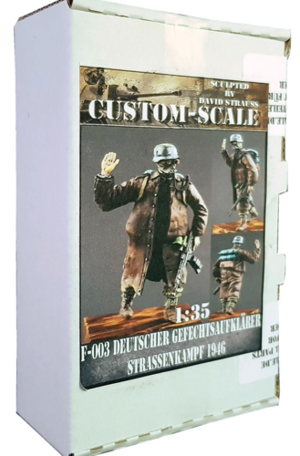 Custom scale F-003 German combat scout street fight 1946