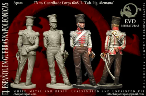 El Viejo Dragon TN29 Guardia de Corps 1808 JI. “Cab. Lig. Alemana”