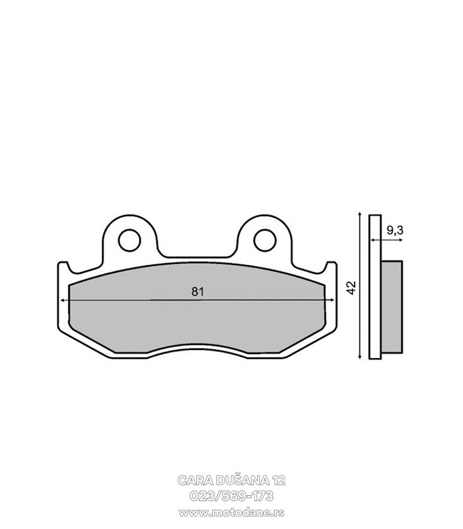 Disk pločice RMS Honda SH125.150
Šta su disk pločice ili kočione pločice