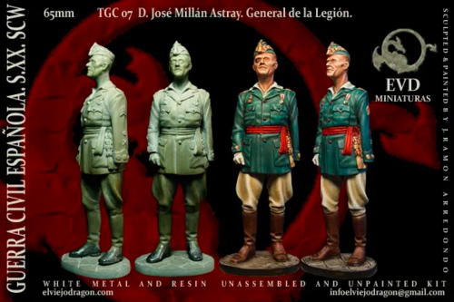 El Viejo Dragon TGC07 D. José Millán Astray. General de la Legión.