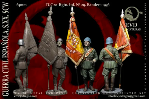 El Viejo Dragon TGC20 Rgto. Inf. Nº 29. Bandera 1936