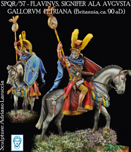 Alexandros Models SPQR-57 Signifer Ala Augusta Gallorum Petriana, circa 90 aD