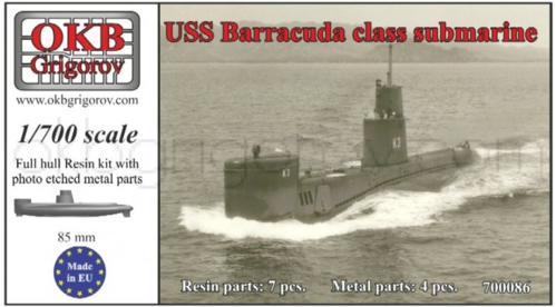 OKB Grigorov N700086 USS Barracuda class submarine