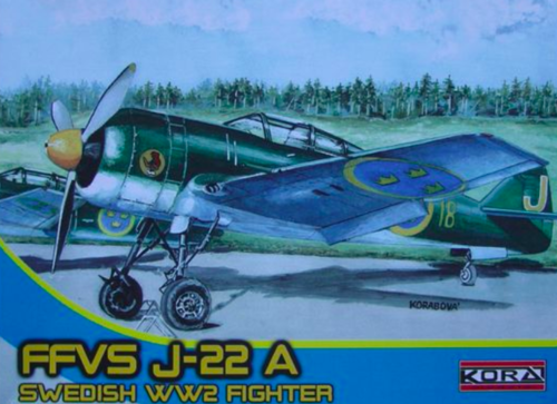Kora Models 72189 FFVS J 22A Swedish fighter