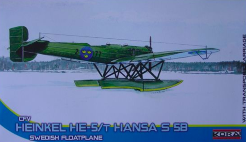 Kora Models 72188 Heinkel He-5t/S 5B "Hansa" Swedish recce floatplane