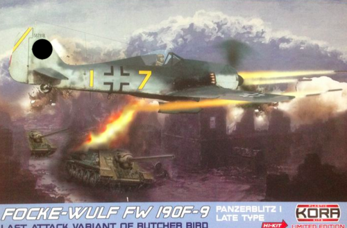 Kora Models KPK7254 Focke-Wulf Fw-190F-9 Panzerblitz German attack bomber