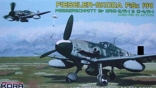 Kora Models KPK7218 Fieseler-Skoda FiSk 199 w/ SC500 & bomb rack