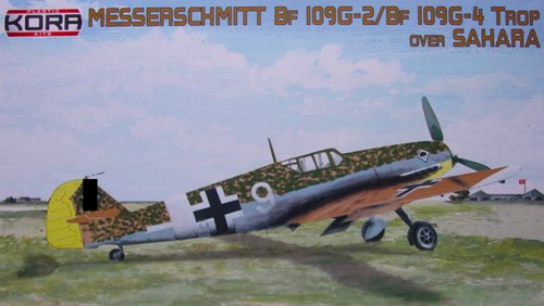 Kora Models KPK7214 Messerschmitt Bf-109G-2/Trop & G-4/Trop "Over Sahara"