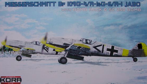 Kora Models KPK7212 Messerschmitt Bf-109G-4/R-1 and G-6/R-1 Jagdbomber 1x250