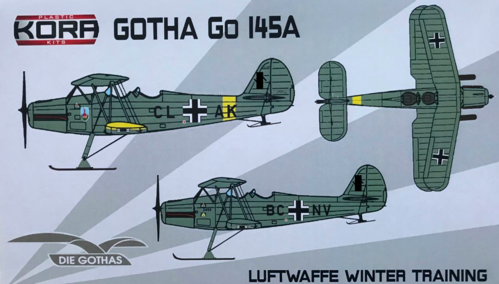Kora Models KPK72106 Gotha Go-145A Luftwaffe Winter Training