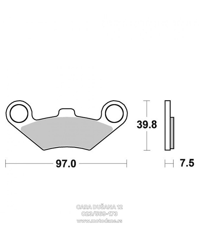Disk pločice KYOTO S1453N ( SINTER )
Šta su disk pločice ili kočione pločice