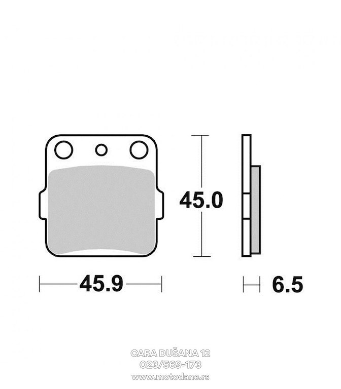 Disk pločice KYOTO S2007 ( SEMI SINTER )
Šta su disk pločice ili kočione pločice