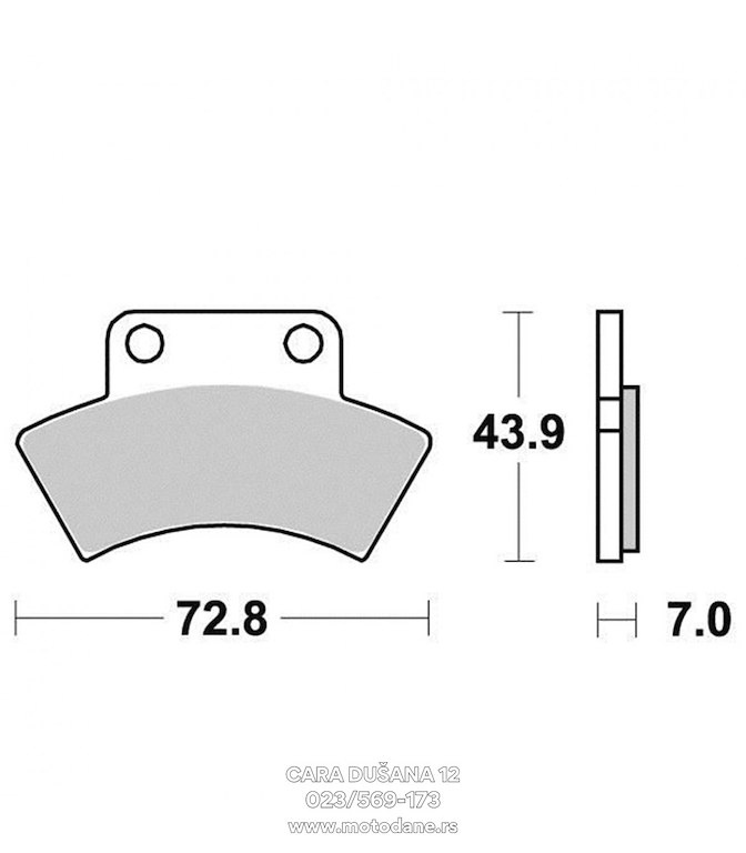 Disk pločice za motocikle KYOTO S1950 (SEMI SINTER)
Šta su disk pločice ili kočione pločice