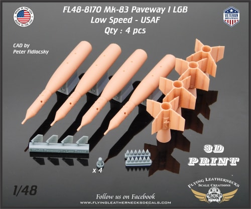 NEW! Flying Leathernecks 48-8170 Mk.83 Paveway I LGB - Low Speed (USAF)