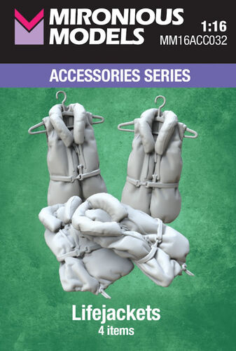 Mironious Models 16ACC032 Lifejackets (4 pcs)