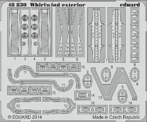 DISCONTINUED Eduard 48830 Whirlwind exterior (Trumpeter 02890)