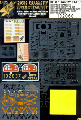 HGW Models 132068 RE.8 Harry Tate - Super Detail Set