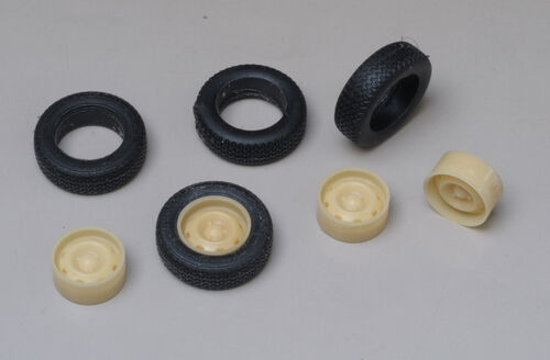 Renaissance 24R8G Renault 8 - Wheels & Tires (3D-Printed)