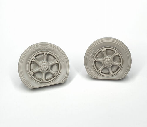 Pimp My Miniatures AFVs35-010 Autoblinda flat tire set AB 41-43 type 1 (2 pcs wheels)