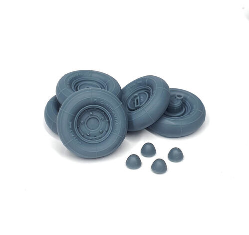 Pimp My Miniatures AFVs35-060 VW Kubelwagen ballon road wheels (weighted) typ 3