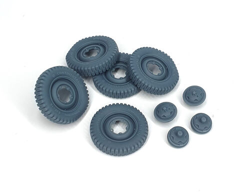 Pimp My Miniatures AFVs35-105 VW Kubelwagen road wheels (weighted) typ 1