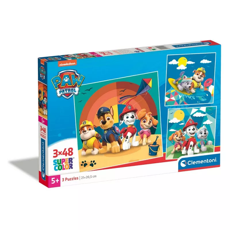 CLEMENTONI PUZZLE 3X48 PAW PATROL (CKL25291)