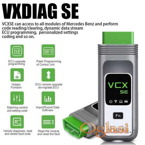Novo - VXDIAG VCX SE VX800 OBD2 za Mercedes Benz