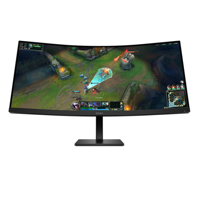 MONITOR HP OMEN 34C GAMING 34"/VA ZAKRIVLJEN 1500R/3440X1440/180HZ/1MS/2HDMI,DP/VESA/VISINA/ZVUCN/2G