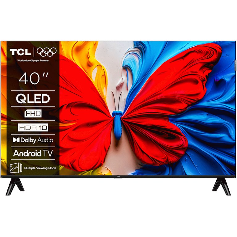 TELEVIZOR TCL 40S5K/QLED/40"/FULL HD/60HZ/ANDROID TV/CRNA