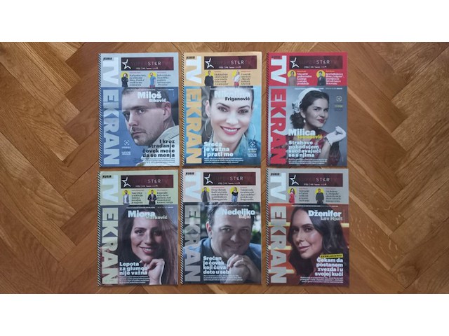Kurir TV ekran - LOT 6 komada