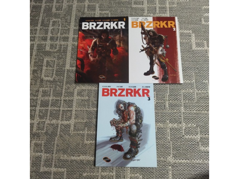 BRZRKR 1-3 (System Comics)