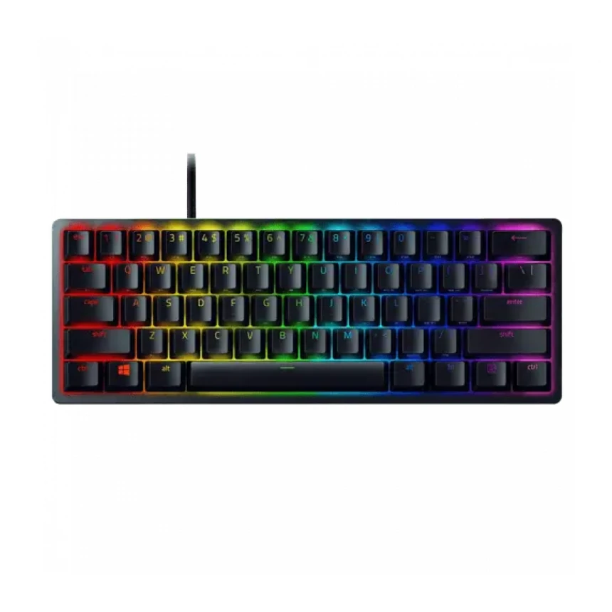 Tastatura RAZER Huntsman Mini 60% Opto-Gaming (Clicky Purple Switch) - RZ03-03390100-R3M1