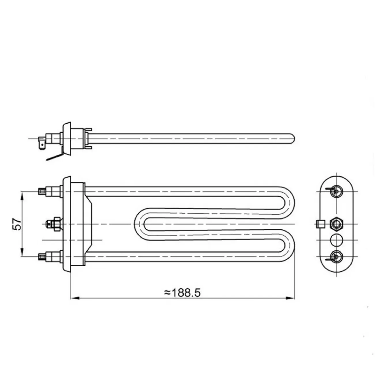 GREJAČ GVM-1700W 230V SA RUPOM