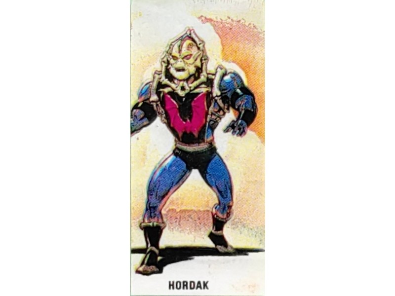 HORDAK, He - Man sličica iz žvaka - odlepljena