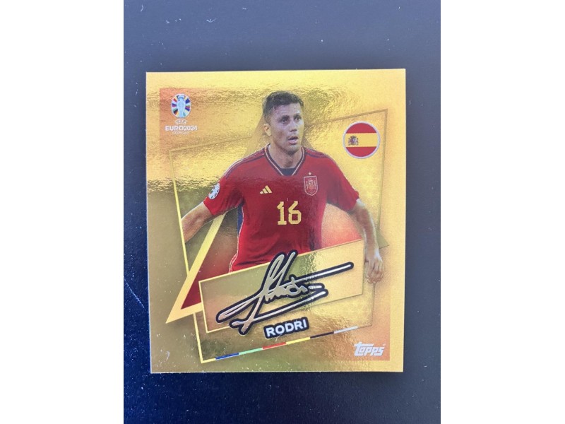 ESP SP - Sa Potpisom - Euro 2024 Topps