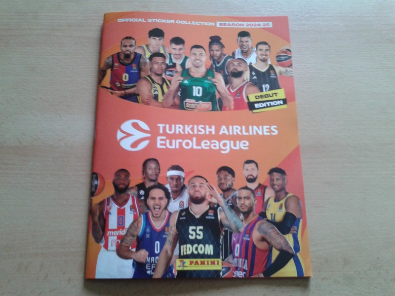 Album-Turkish Airlines Euroleague 2024-25 Panini-NOVO
