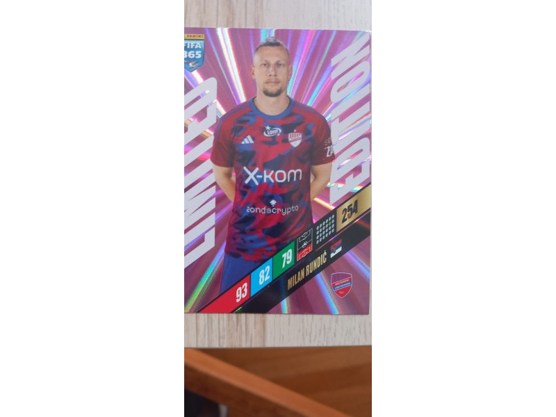 PANINI FIFA 365 2024 MILAN RUNDIĆ ADRENALYN XL LIM EDIT