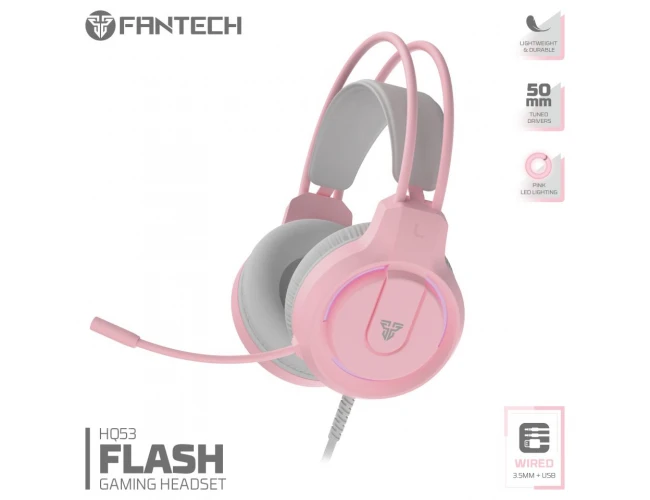 Fantech HQ53 Flash Sakura gejmerske slušalice roze