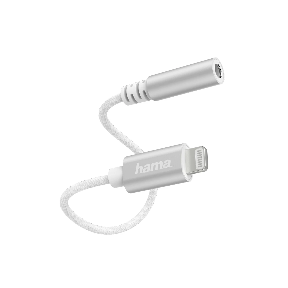 Hama (187210) adapter Lightning (muški) na 3.5mm (ženski) beli