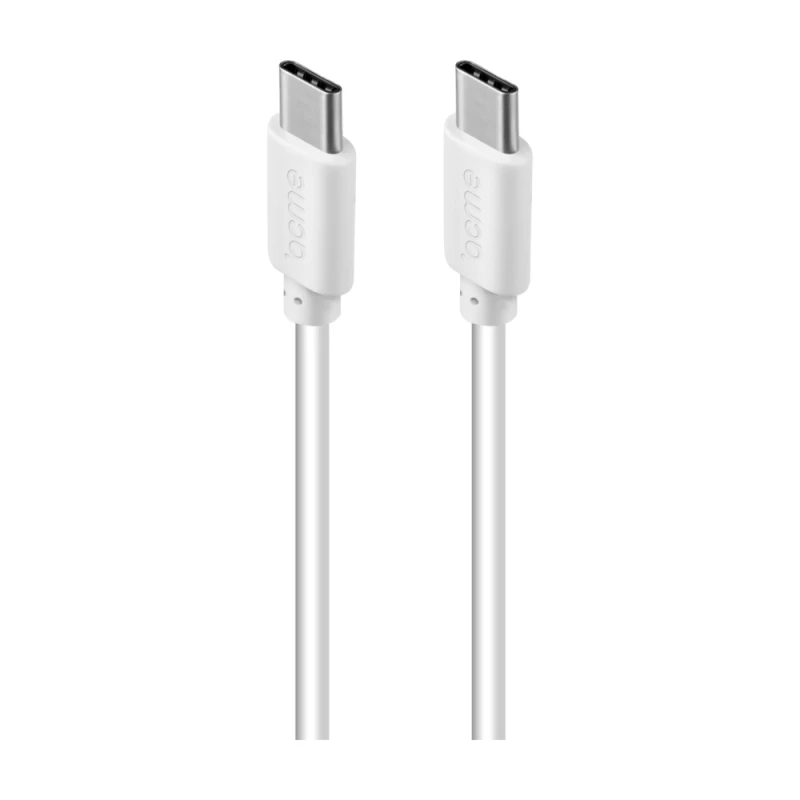 Acme CB1051 kabl za punjač USB C (muški) na USB C (muški) 1m beli