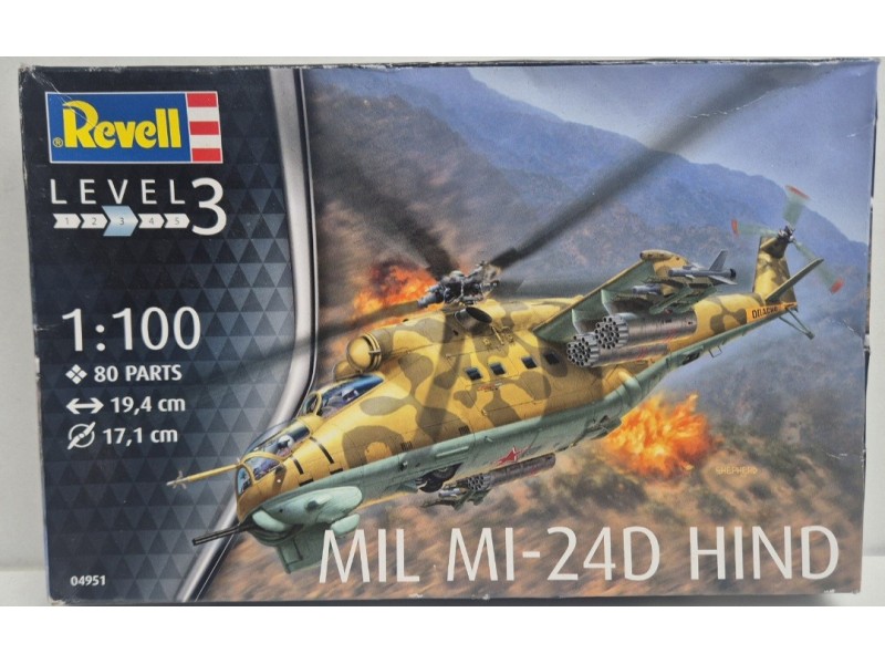 *** Revell Mil Mi-24d Hind 1:100 ***
