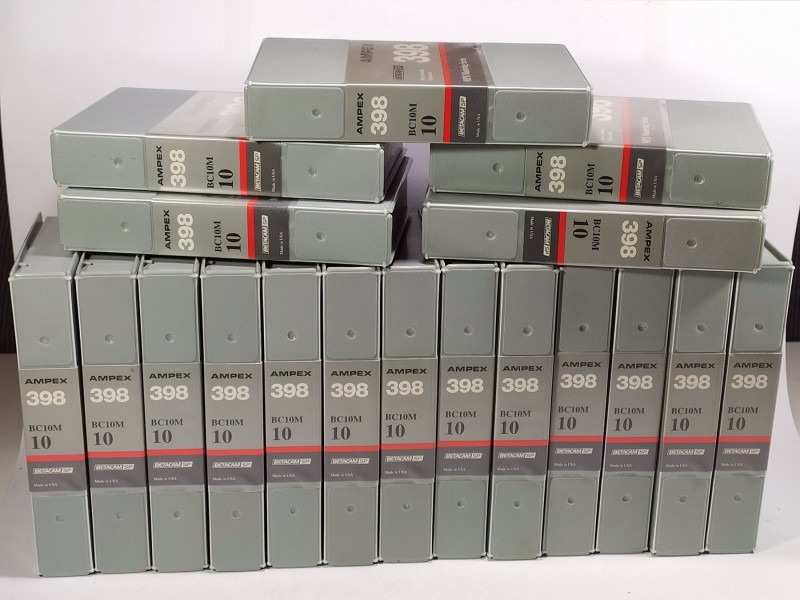 Ampex 398 Betacam SP video kasete (18 kom.)