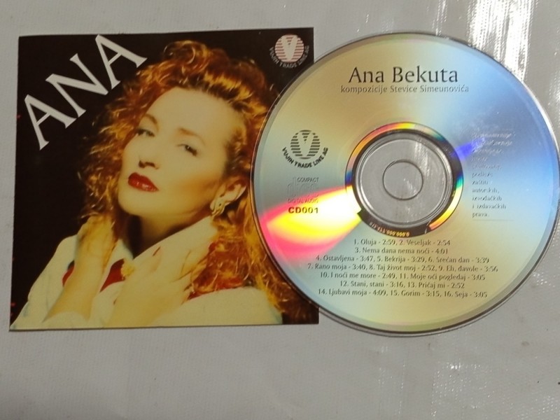 Ana Bekuta - Oluja / Veseljak (VUJIN TRADE CD )