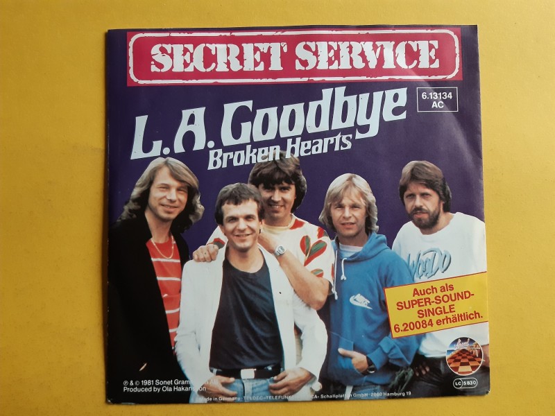 NEW*** SECRET SERVICE - L.A. GOODBYE ***** 1981 GERMANY