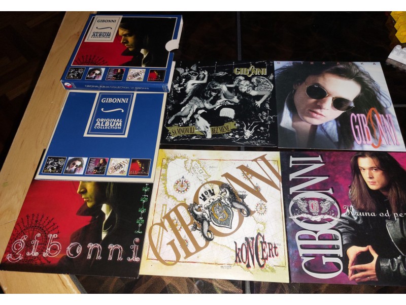 GIBONNI ( EX OSMI PUTNIK) 5 CD COLLECTION