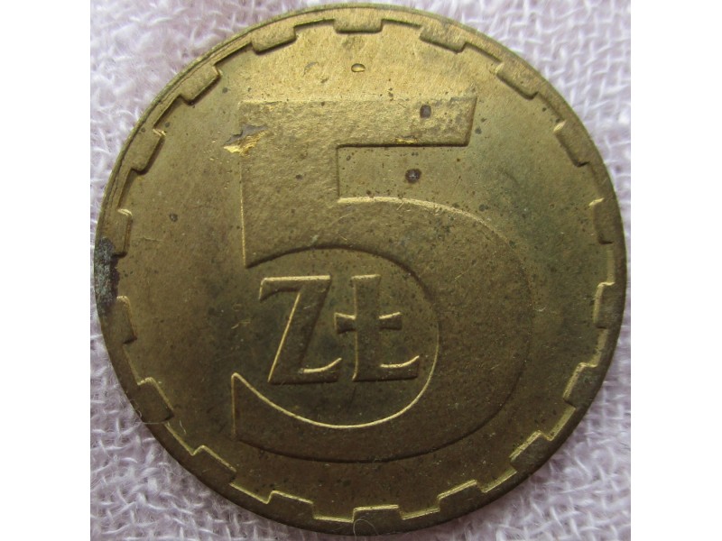 5 zlota 1986, Poljska